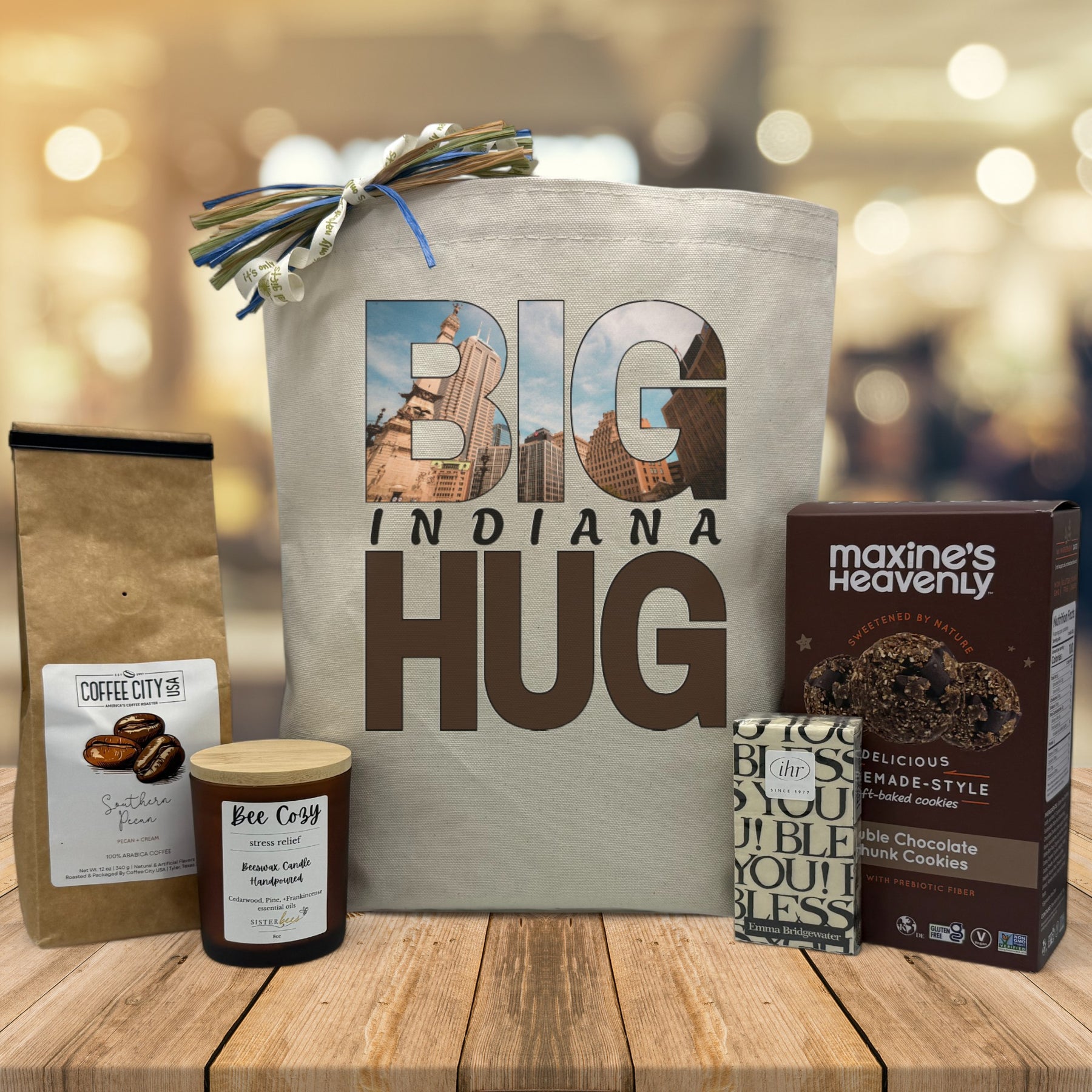 Big Indiana Hug Gift Basket | It's Only Natural Gifts