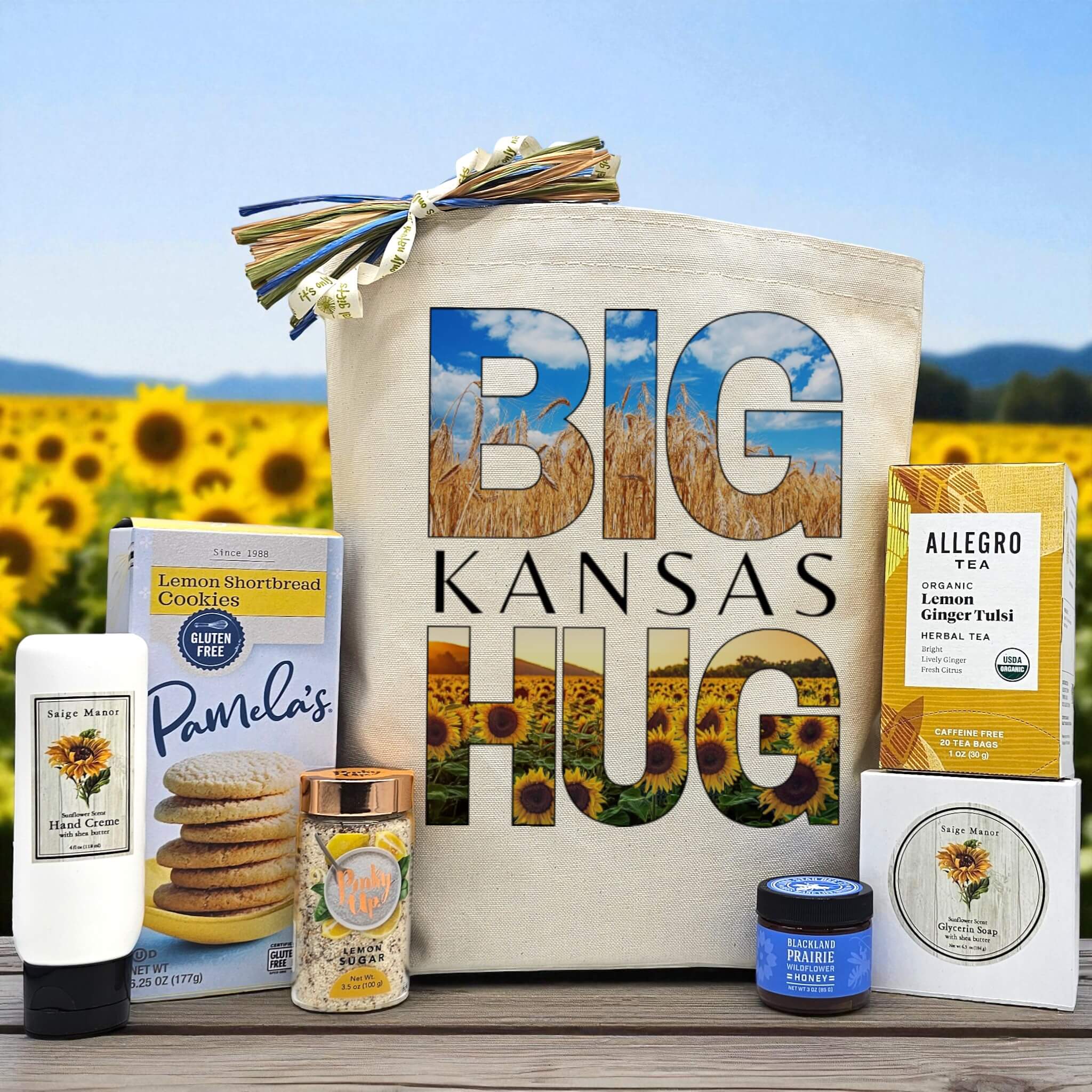 Big Kansas Hug Gift Basket | It's Only Natural Gifts