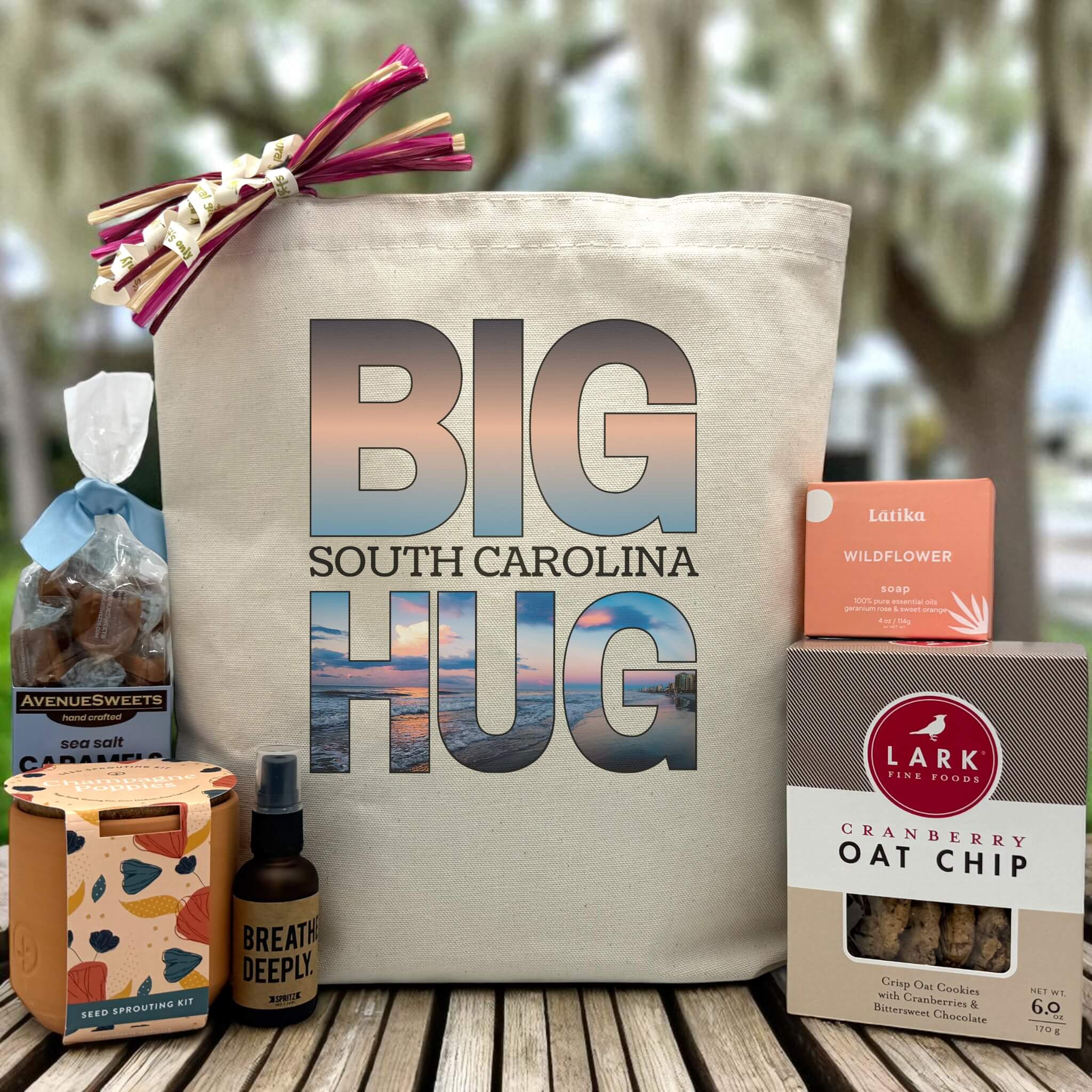 Big South Carolina Hug Gift Basket | It's Only Natural Gifts