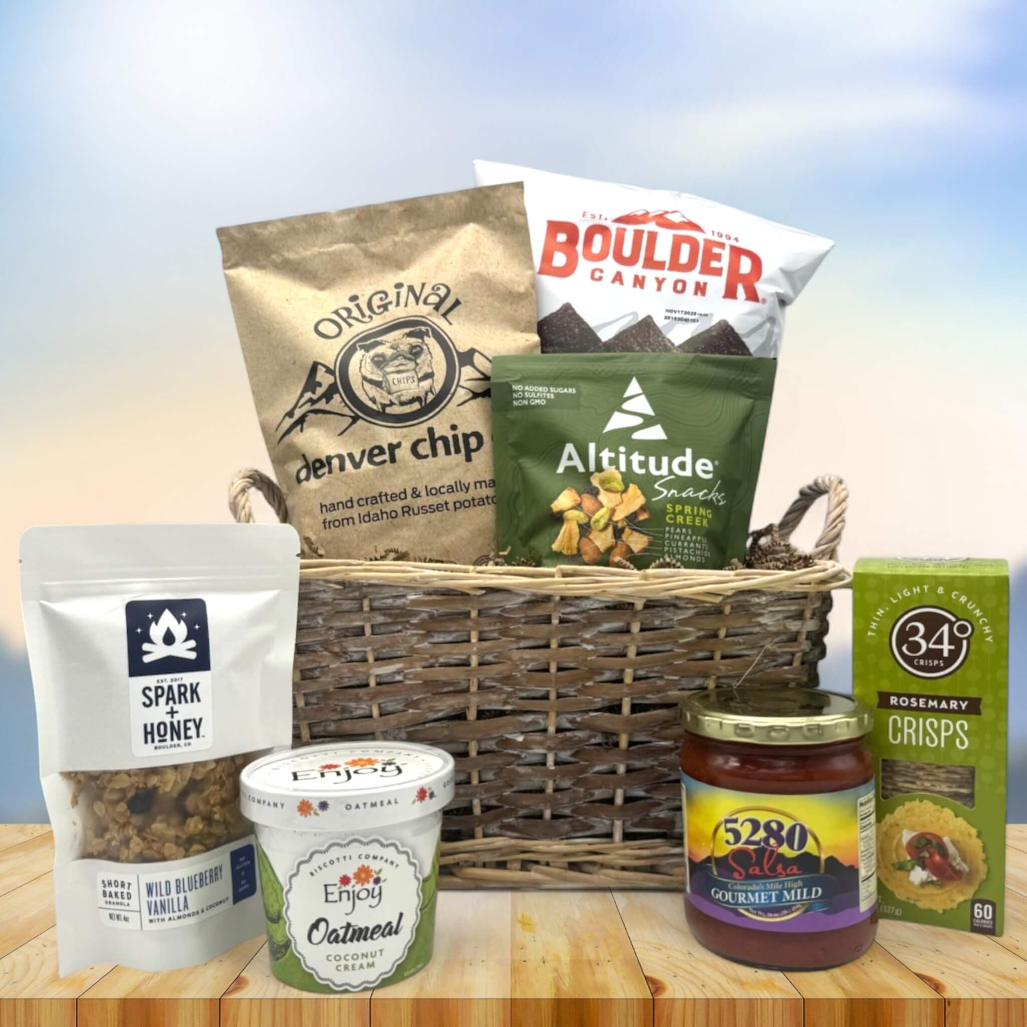 The Colorado Crunch Gift Basket | It's Only Natural Gifts