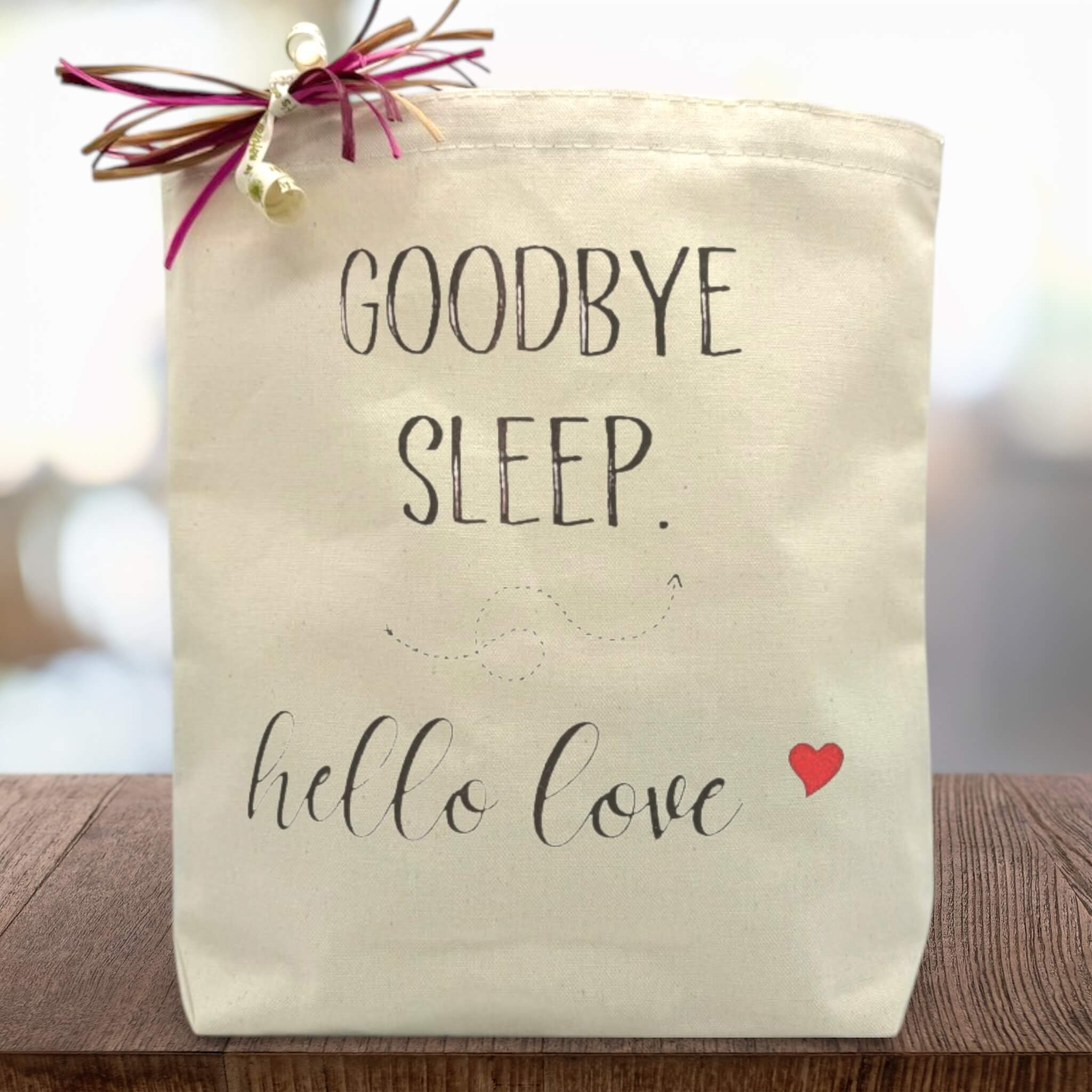 Create Your Own Goodbye Sleep Gift Tote | It's Only Natural Gifts