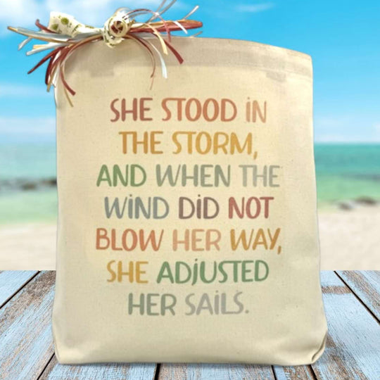 Create Your Own She Stood In The Storm Gift Tote | It's Only Natural Gifts